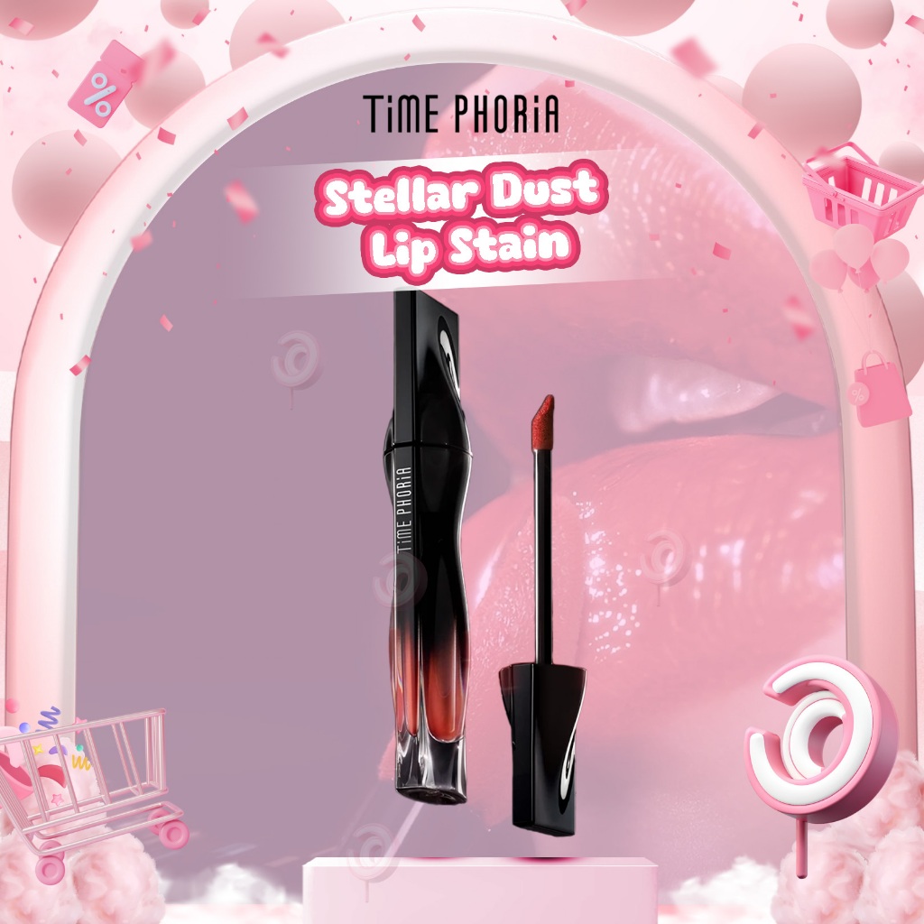 Jual TIME PHORIA - STELLAR DUST LIP STAIN ( 5 ml ) - Lip Stain Intense ...