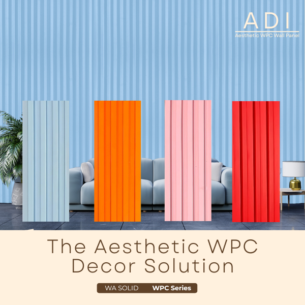 Jual WPC Wood Wall Panel PVC Wallpanel Dekorasi Panjang 2,9m -WA Solid ...