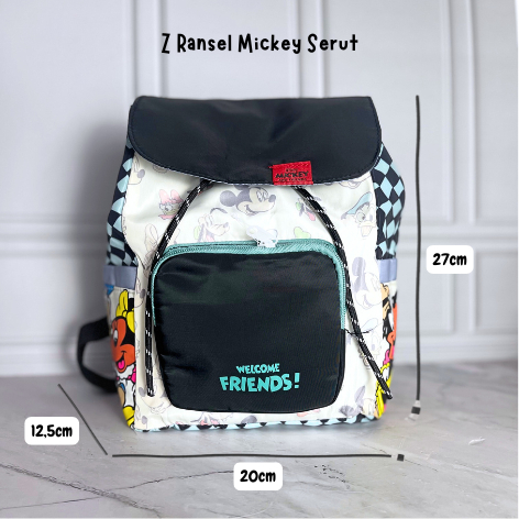 Jual Z DISNEY MICKEY WELCOME RANSEL CARTOON TAS RANSEL MINI SERUT ANAK ...