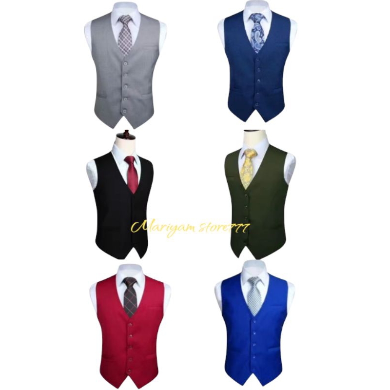 Jual blezer pria vest laki laki rompi formal | Shopee Indonesia