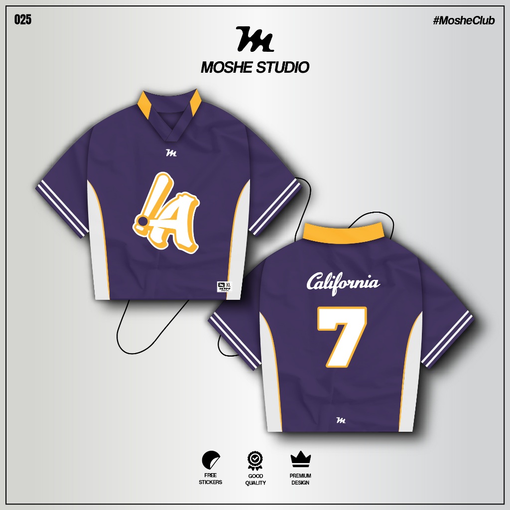 Jual Moshe Studio - M025 - Jersey Casual // Jersey Streetwear // Jersey Boxy Fit // Oversize ...