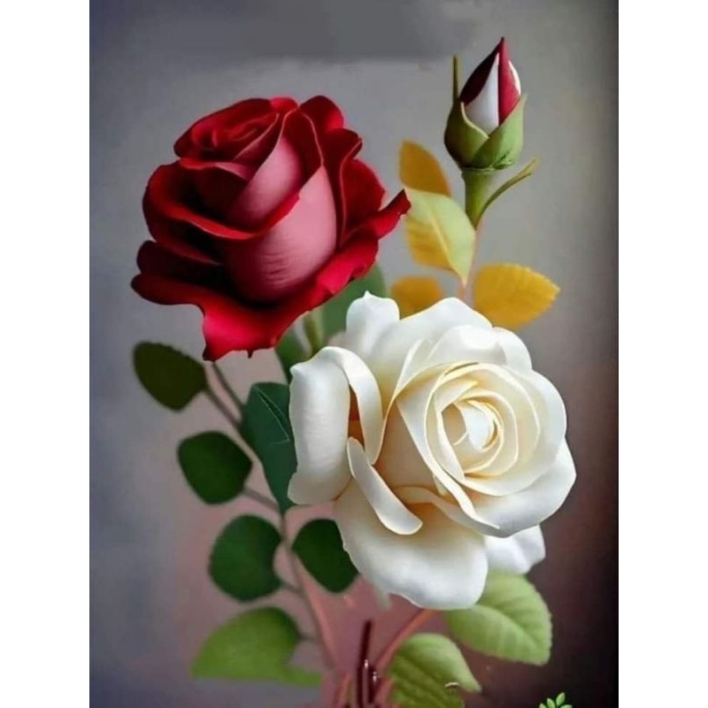 Jual Poster cetak,BUNGA MAWAR, Hiasan dinding, lukisan cetak, Tanpa ...