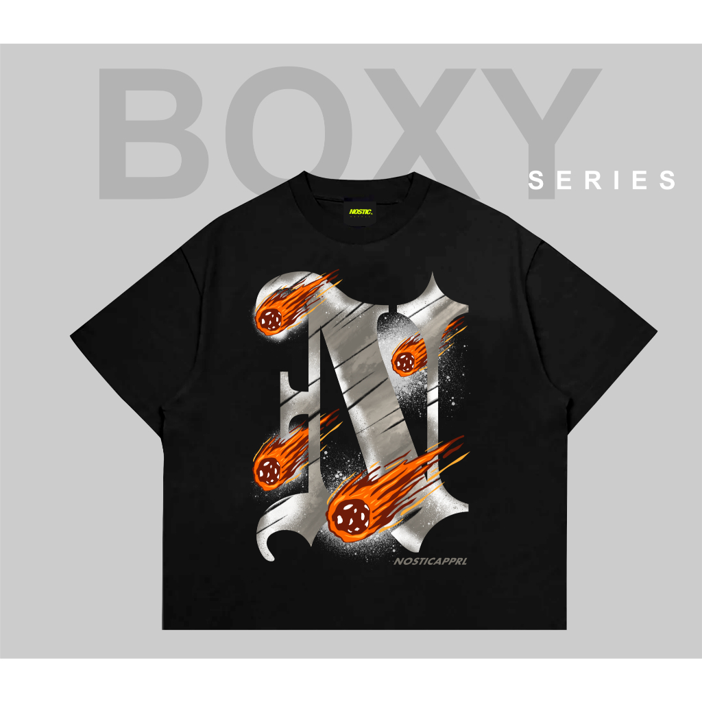 Jual NOSTIC Kaos Boxy Pria Silkroad Hitam Baju Skena Pria | Shopee ...