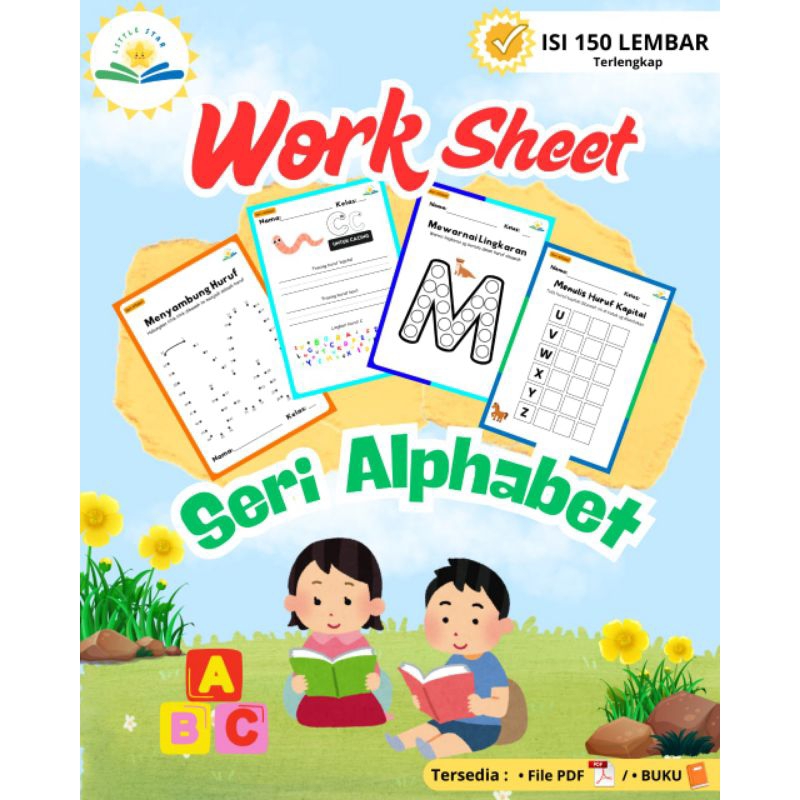 Jual Worksheet Anak Terlengkap 150 halaman [Paket Mega Bundle] seri ...