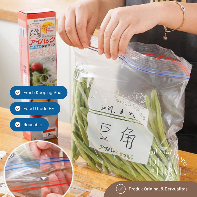 Jual Umi Ziplock Plastic Seal / Plastik Penyimpan Makanan Frozen ...