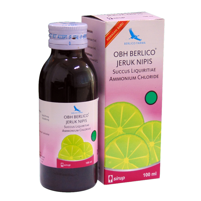 Jual OBH BERLICO JERUK NIPIS SYRUP 100 ML | Shopee Indonesia