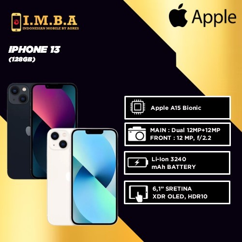 Jual iP 13 128GB Midnight Black / Starlight White - Garansi Resmi Indonesia | Shopee Indonesia