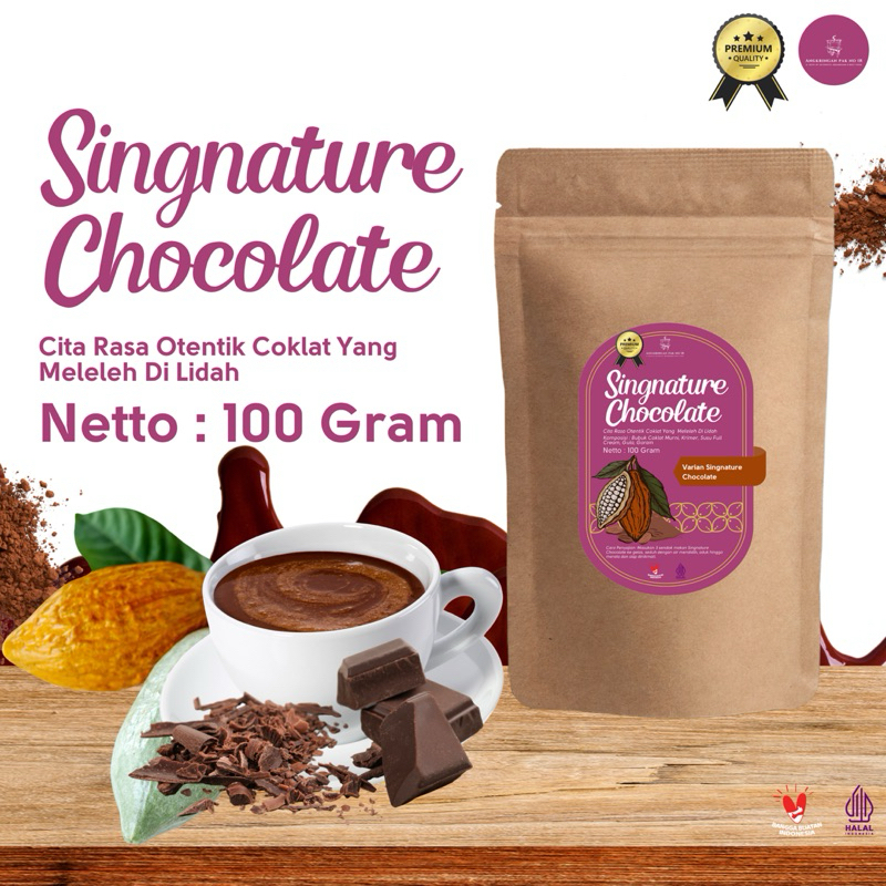 Jual Powder Minuman Seduh Signature Chocolate Premium Original Termurah ...