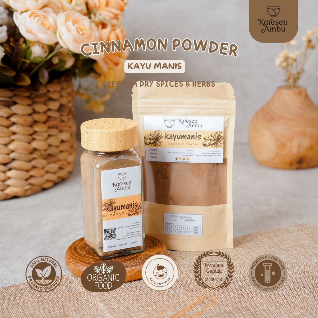 Jual Kayu Manis / Cinnamon Powder - Bumbu Dapur Rempah Premium Asli ...