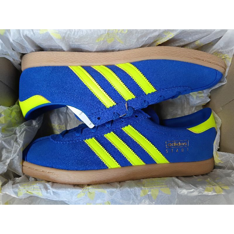 Jual Adidas Originals Stadt Royal Blue/Yellow/Gold Shoes | Shopee Indonesia