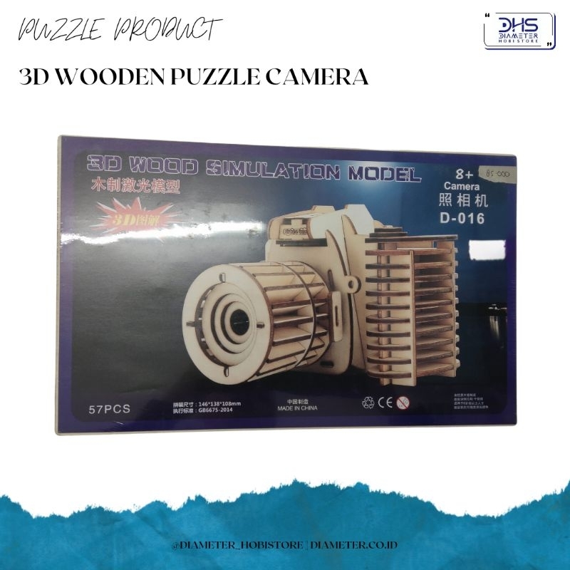 Jual 3D WOODEN PUZZLE SIMULATION MODEL | Shopee Indonesia
