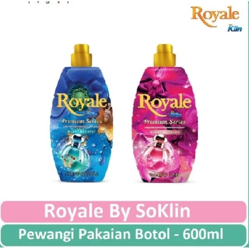 Jual Royale By Soklin Softener Pelembut & Pewangi Pakaian Botol 600ml ...
