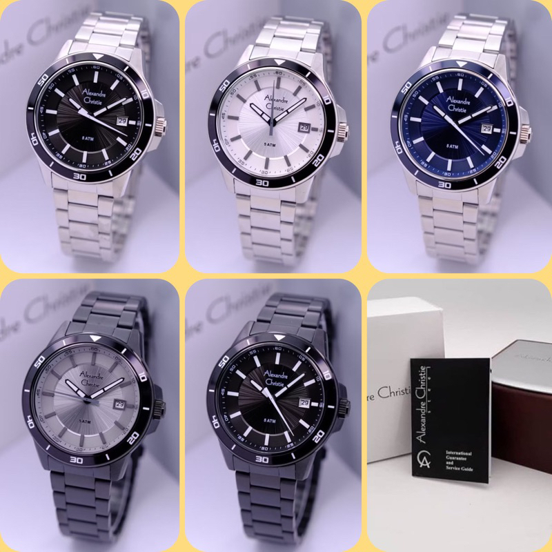 Jual JAM TANGAN PRIA ALEXANDRE CHRISTIE AC 6685 MD / AC 6685 / 6685 ORIGINAL STAINLESS STEEL ...