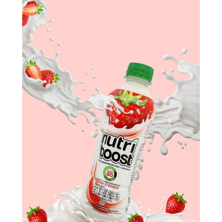 Jual NUTRIBOOST STRAWBERRY 300 ML | Shopee Indonesia