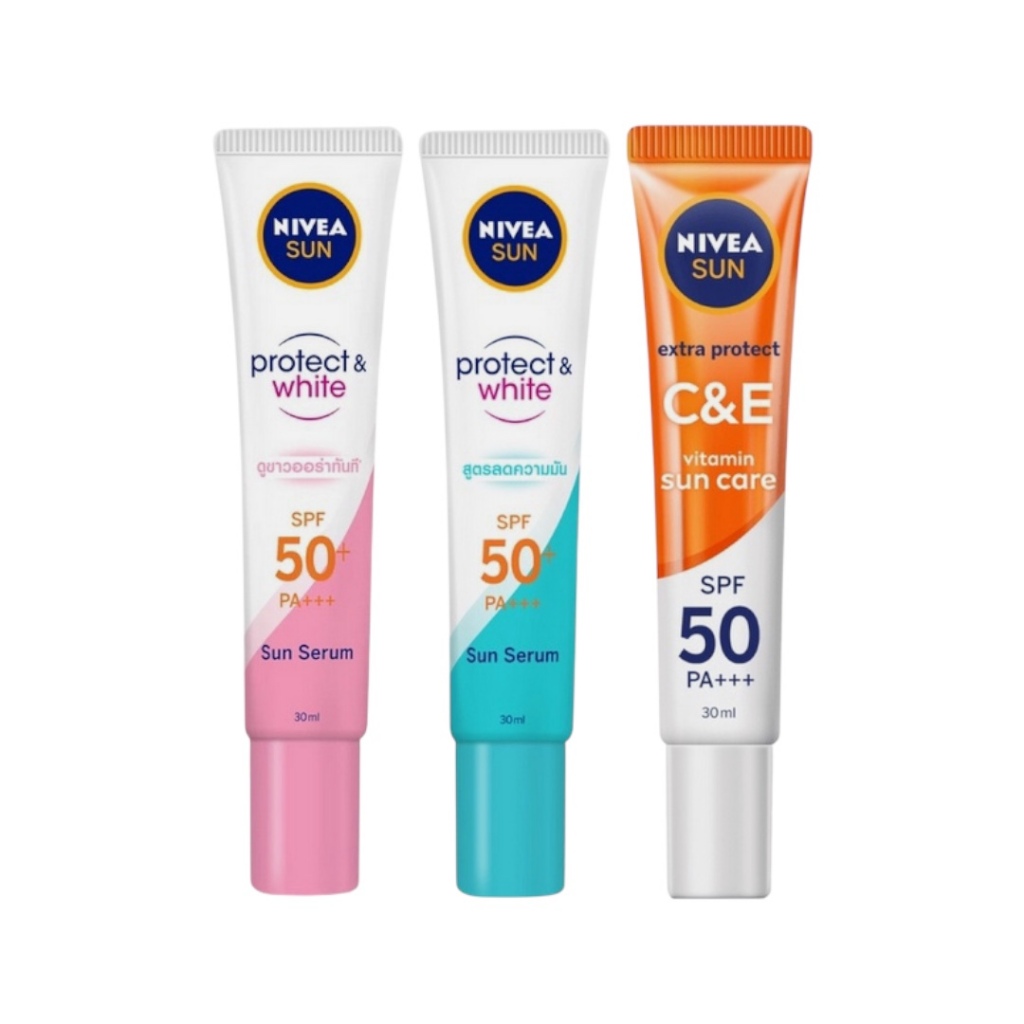 Jual Nivea Sunscreen SPF 50 30ml Extra Protect Sunblock Sun Care Face ...