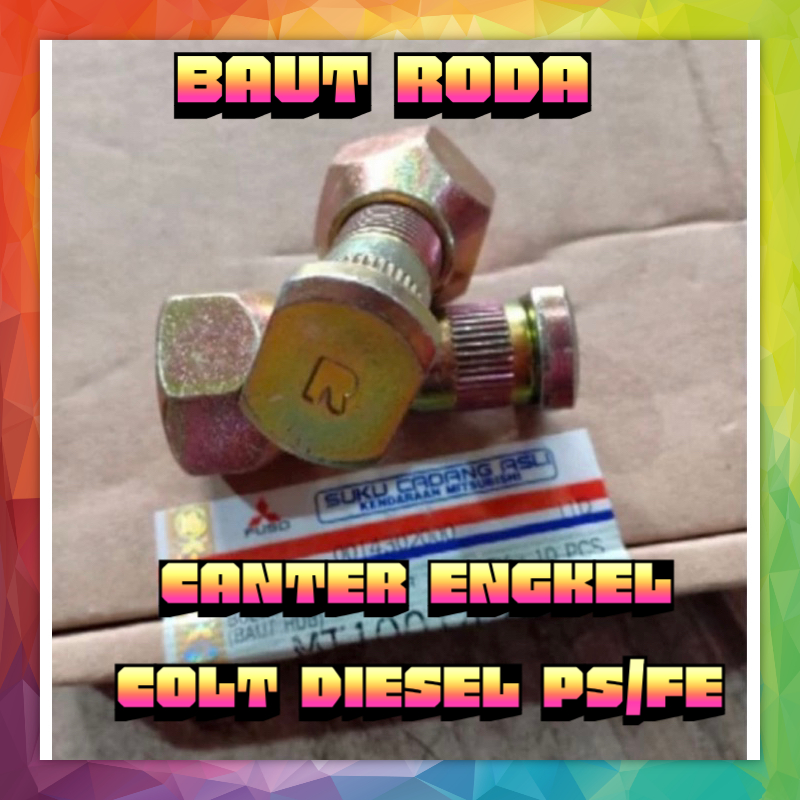 Jual Baut Roda Canter Engkel Colt Diesel PS/FE Bagian Kiri Berkualitas ...