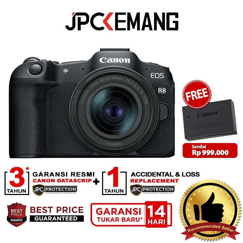 Jual Canon EOS R8 Kit RF 24-50mm IS STM Canon R 8 Kit RF24-50mm Garansi ...