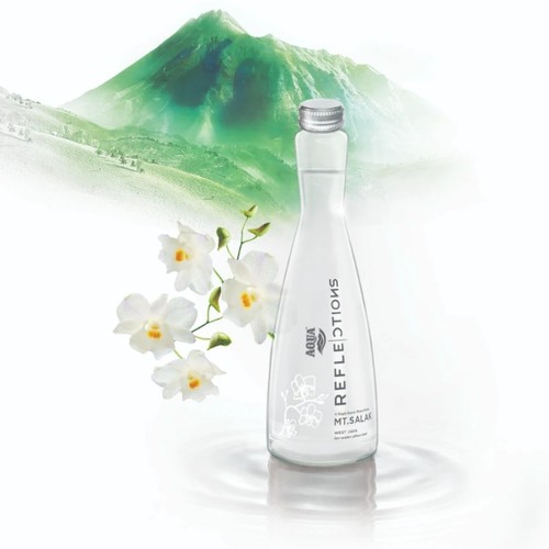 Jual Aqua Reflection 380ml / Aqua Botol Kaca 380ml | Shopee Indonesia