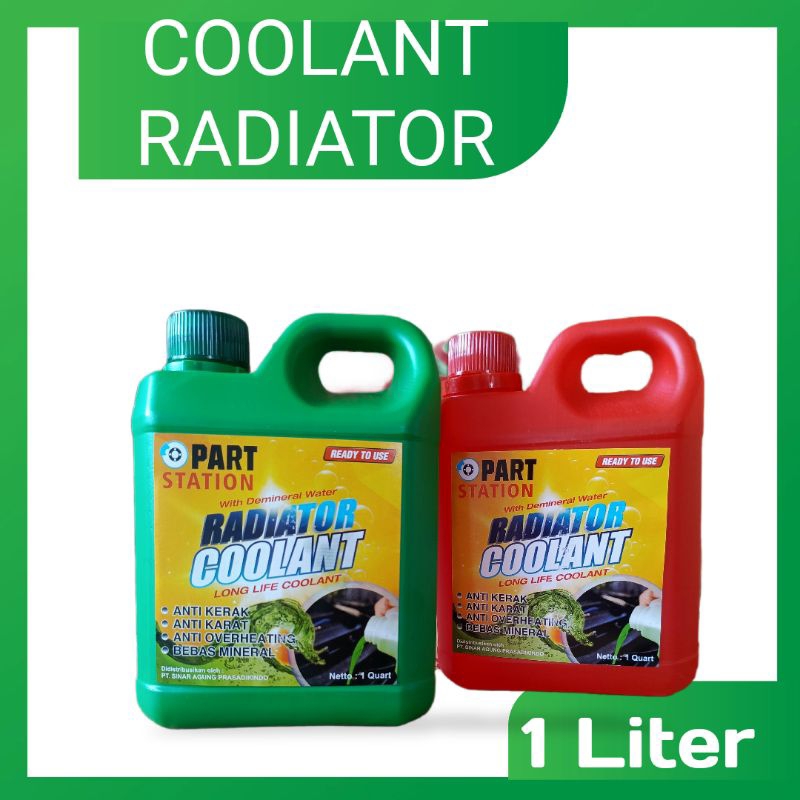 Jual COOLENT RADIATOR AIR RADIATOR 1 Liter ( HIJAU/MERAH) | Shopee ...