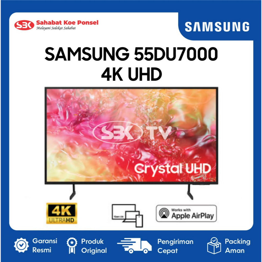Jual Samsung 55" Crystal UHD 4K DU7000 4K Smart TV | PurColor | Motion ...