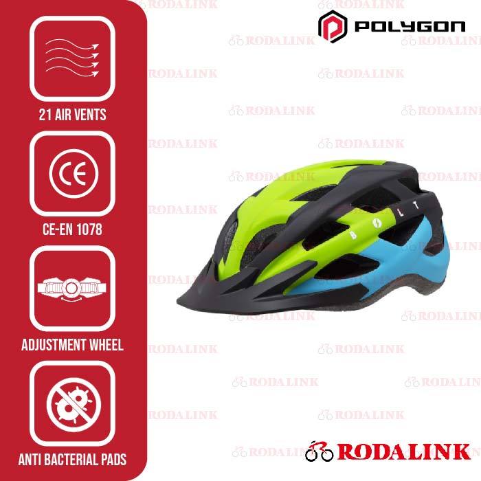 Jual Polygon Helm Sepeda Gunung MTB Bolt | Helm Sepeda MTB | Shopee ...