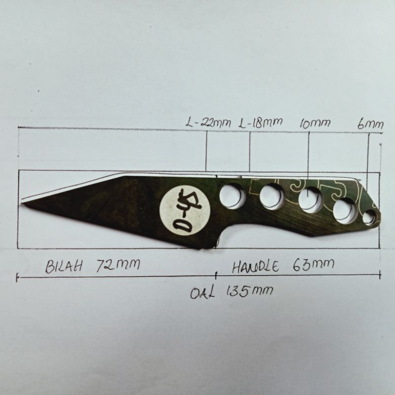 Jual D-45 Baja HSS DMO5/CO5/M2/M42 tebal presisi 3mm | Shopee Indonesia