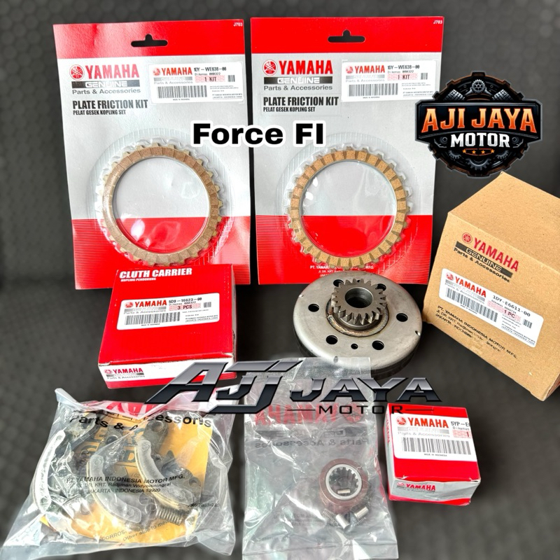 Jual Paket Kopling Jupiter z1 Mangkok 20T + Kampas Ganda + Pat Kopling + Cage Jupiter z1 Vega ...