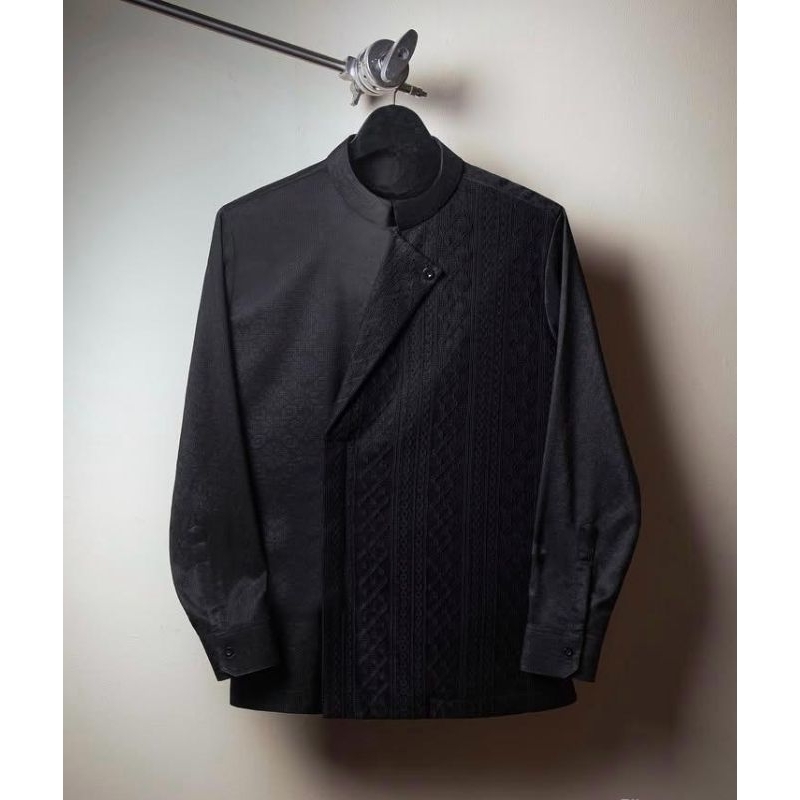 Jual KEMEJA TENUN SONGKET BARON PREMIUM PANJANG MODEL BESCAP INI TENUN ...