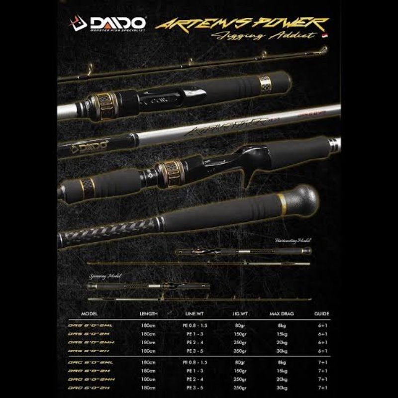 Jual ROD DAIDO ARTEMIS POWER | Shopee Indonesia