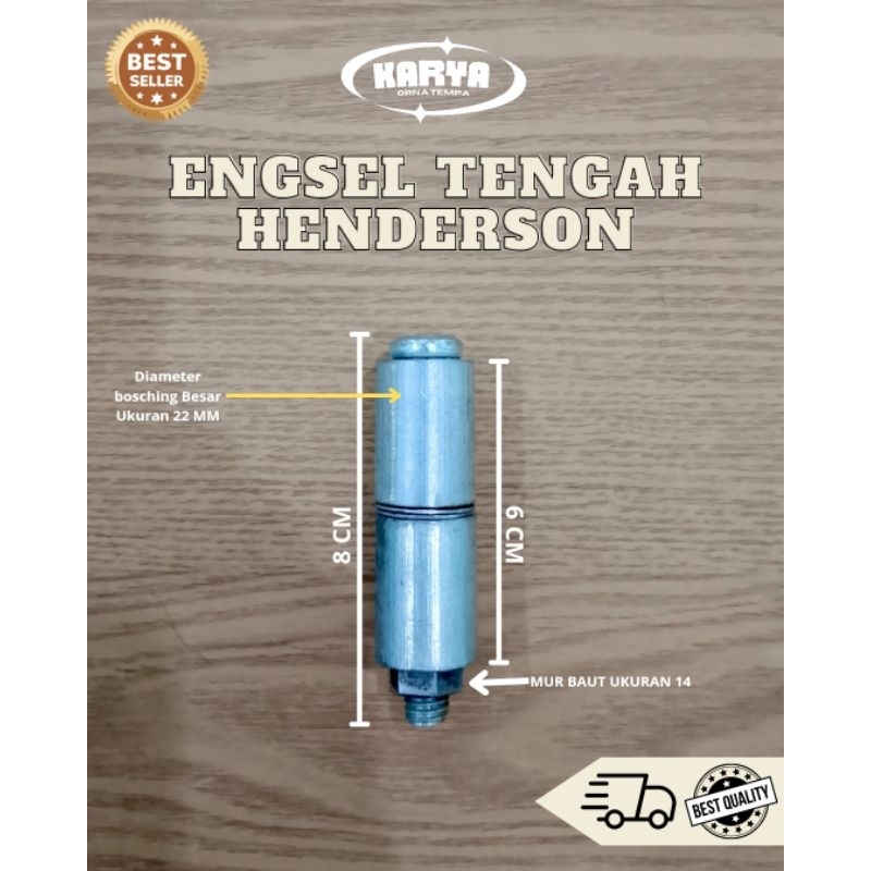 Jual Engsel tengah Henderson diameter 22 Body besar - Engsel pintu ...