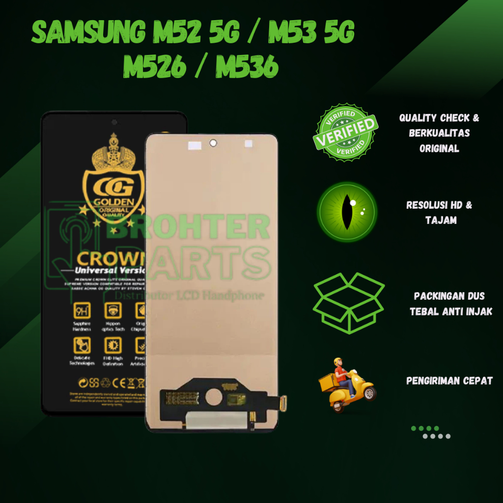 Jual LCD SAMSUNG M52 5G / (SAMSUNG GALAXY M52 5G) / M526 / M53 5G ...