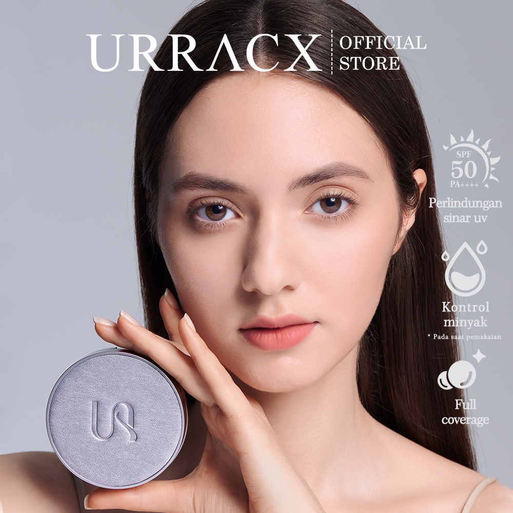 Jual URRACX Cushion Matte Finish 14g Flawless Concealer Foundation Waterproof Oil-Control Non ...