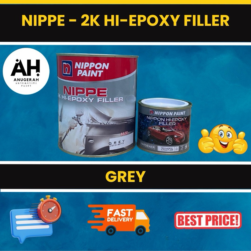 Jual Nippon Paint / Nippe 2K HI-Epoxy Filler (1 Liter / Set) | Shopee Indonesia