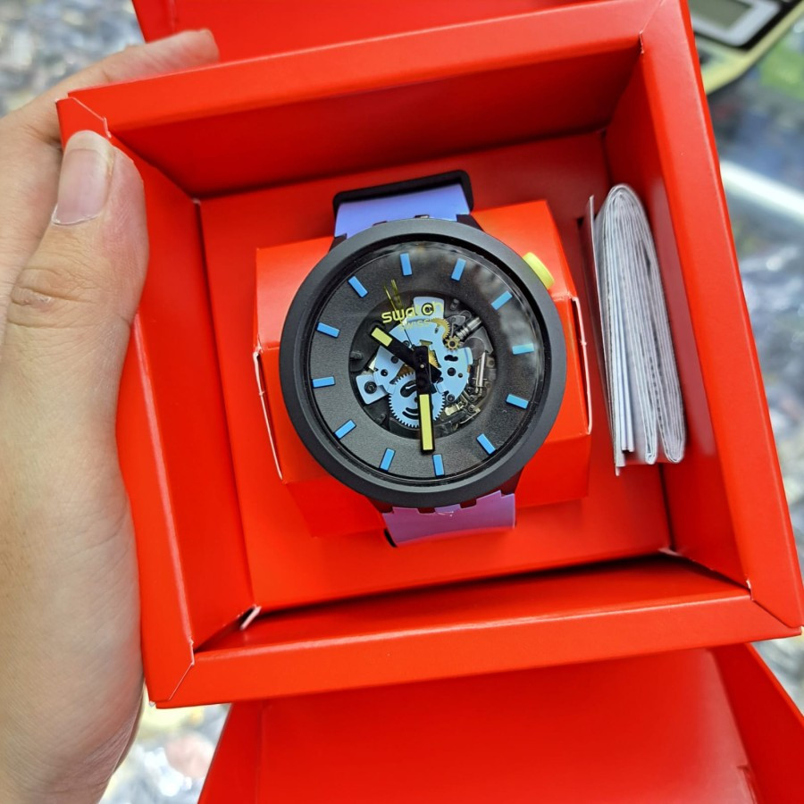 Jual SWATCH SB03B108 Big Bold Jam Tangan | Shopee Indonesia