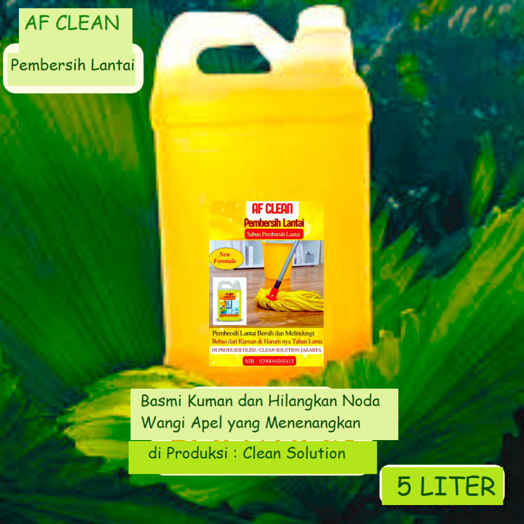 Jual AF Clean Pembersih Lantai Floor Cleaner Sabun Pel lantai 5L ...