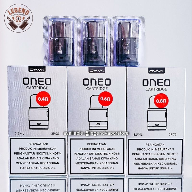Jual CARTRIDGE OXVA ONEO 0.4 0.6 0.8 AUTHENTIC HARGA SATUAN | Shopee ...