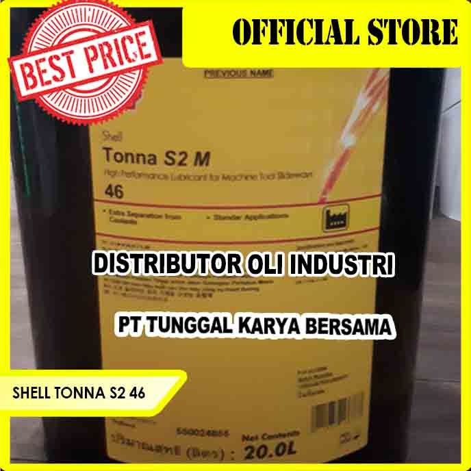 Jual SHELL TONNA S2 M 46 ( OIL SLIDEWAY - 20 Liter - Ready Stock ...