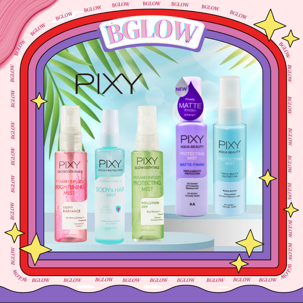 Jual PIXY FACE MIST 60ML AQUA PROTECTING BRIGHTENING MATTE FINISH SPRAY ...