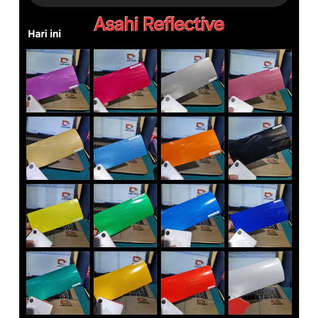 Jual Sticker Stiker Scotlight Scotlite ASAHI Reflective Memantulkan ...