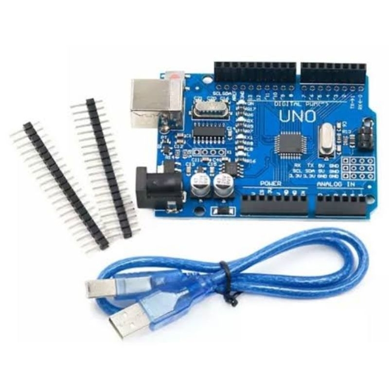 Jual Arduino UNO R3 ATMEGA328 SMD CH340 + pin header + kabel USB ...