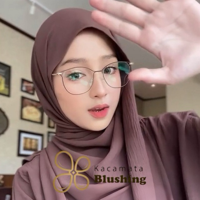 Jual Kacamata Blushing - Frame Yuriko Black Gold | Shopee Indonesia