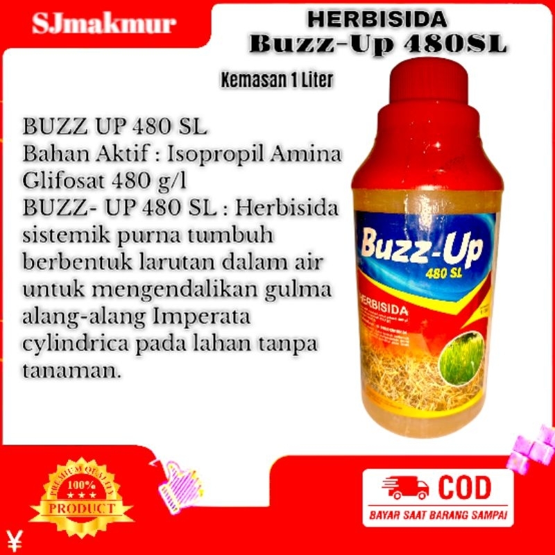 Jual Herbisida Buzz-Up 480 SL Racun rumput obat rumput super ampuh ORIGINAL | Shopee Indonesia