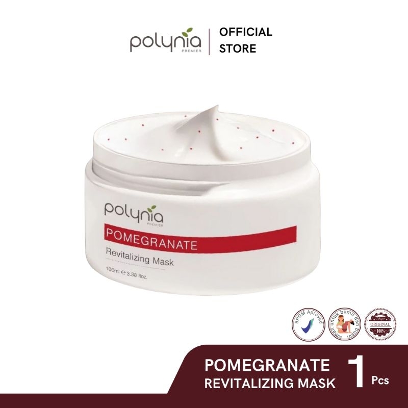 Jual POLYNIA - Pomegranate Revitalizing Face Mask Mencerahkan & Anti ...