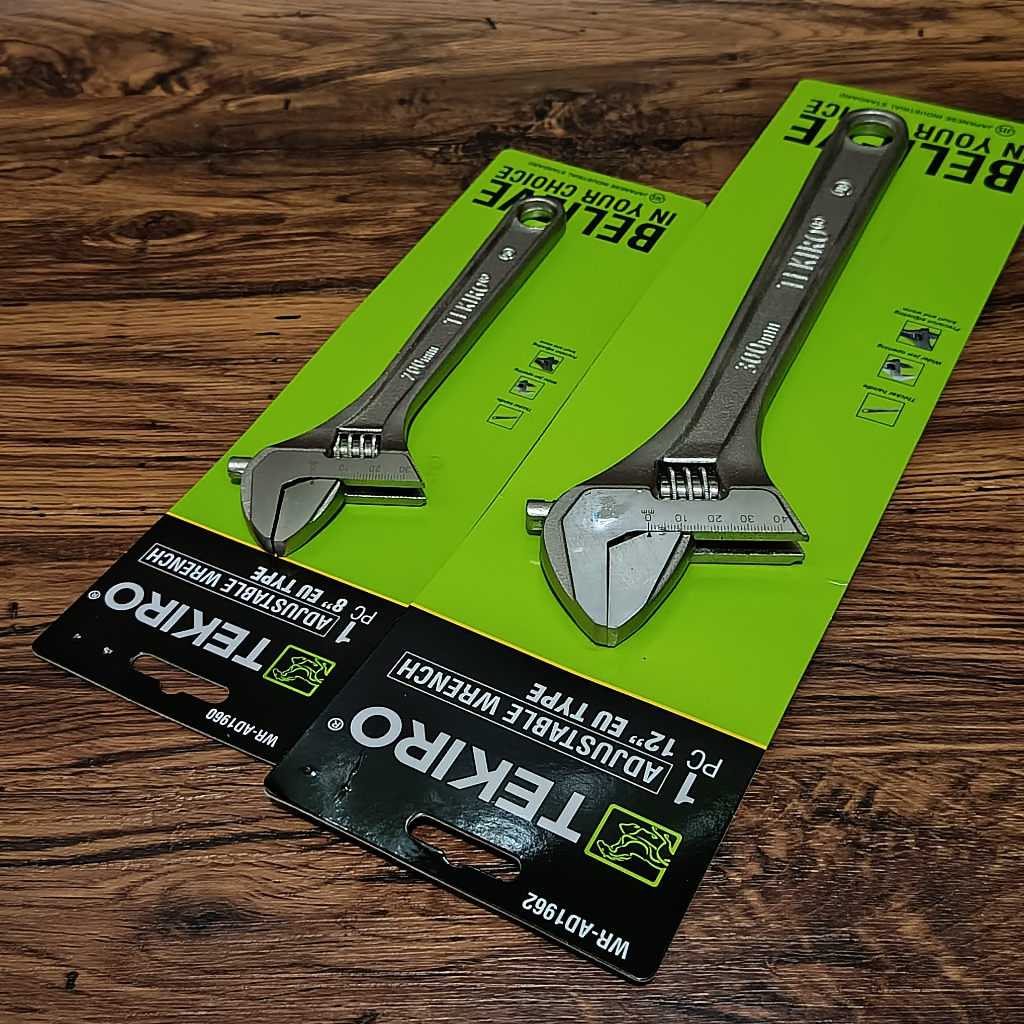 Jual Tekiro - Adjustable Wrench Kunci Inggris 8 Inch 200 Mm 12 Inch 300 ...