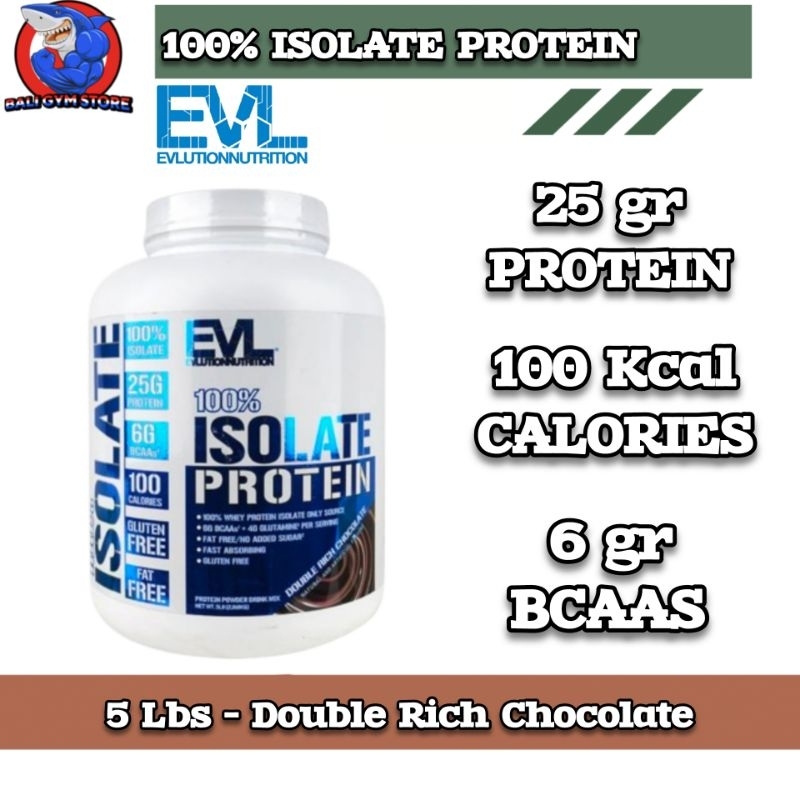 Jual Evlution Nutrition USA EVL 100% ISOLATE PROTEIN 5 Lbs Whey Protein ...