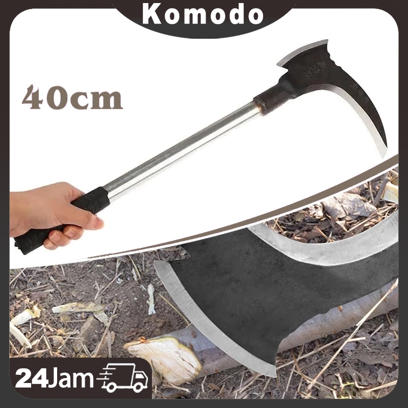 Jual 40CM Pemangkas Sabit kapak Ganda Pemangkas Rumput Multifungsi 6722 ...