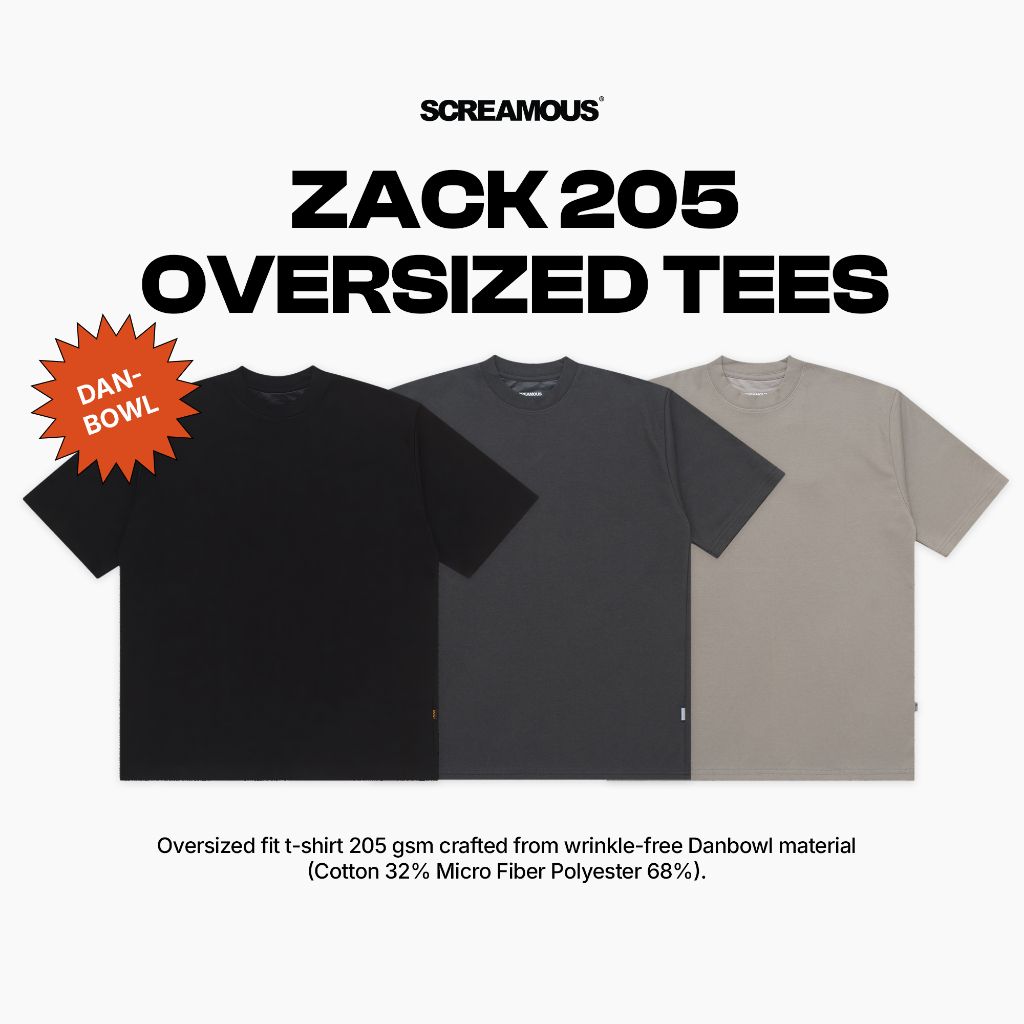 Jual Screamous Kaos T-Shirt OVERSIZE DAWNBOWL ZACK 205 | Shopee Indonesia