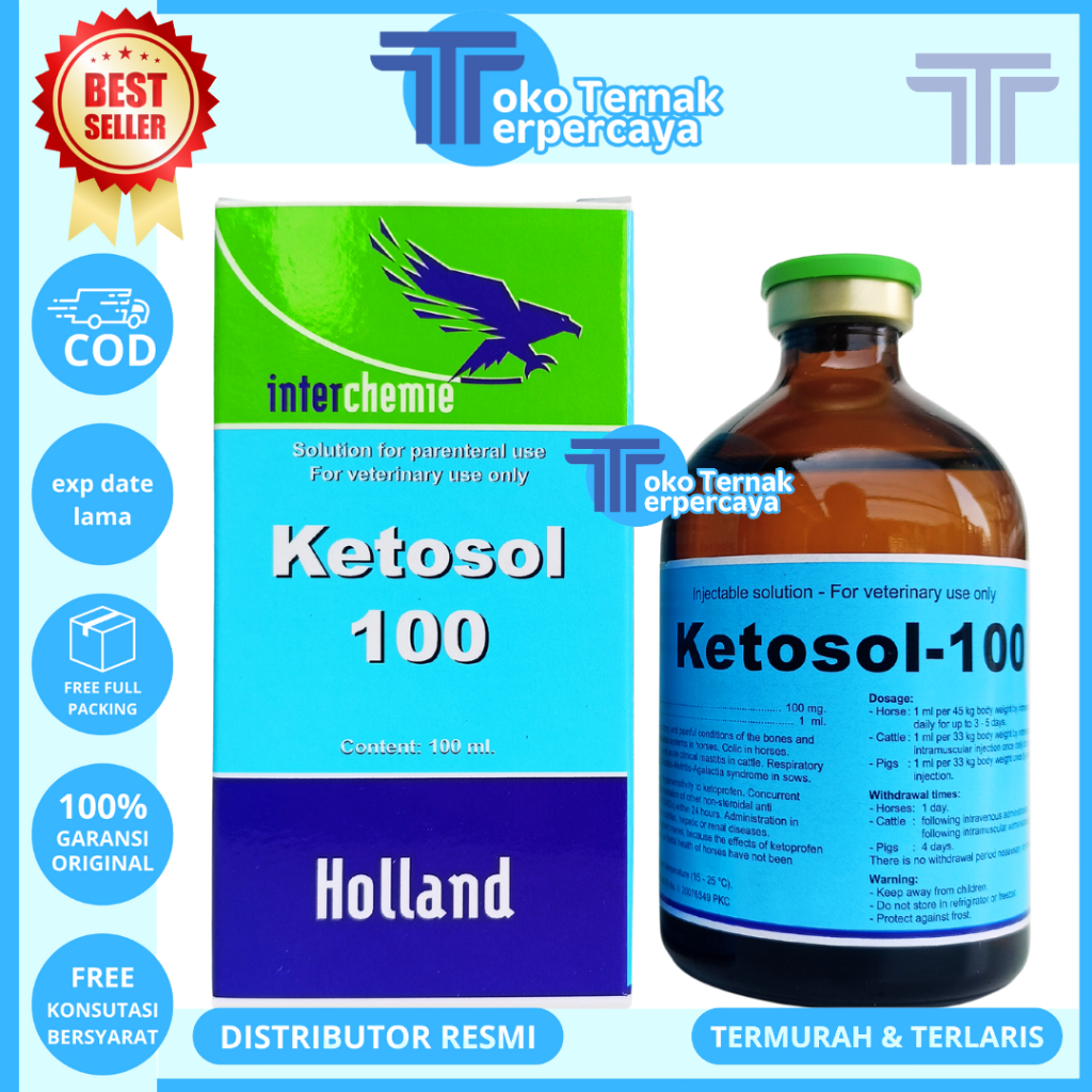 Jual KETOSOL 100 ML - (Pengganti Phenylject) Anti Inflamasi NSAID Aman ...