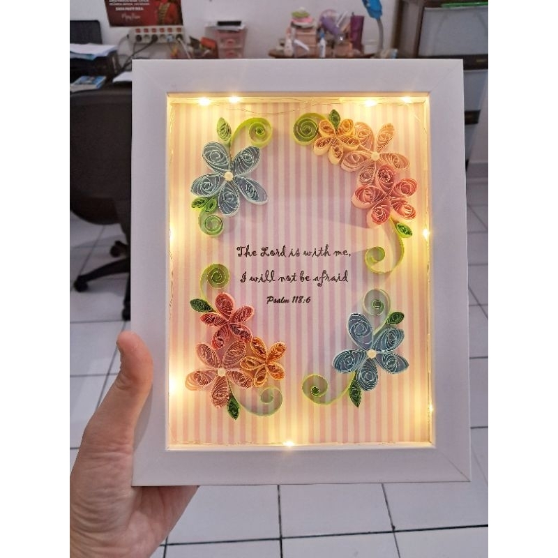 Jual Quiling paper-kado bingkai ayat Alkitab | Shopee Indonesia