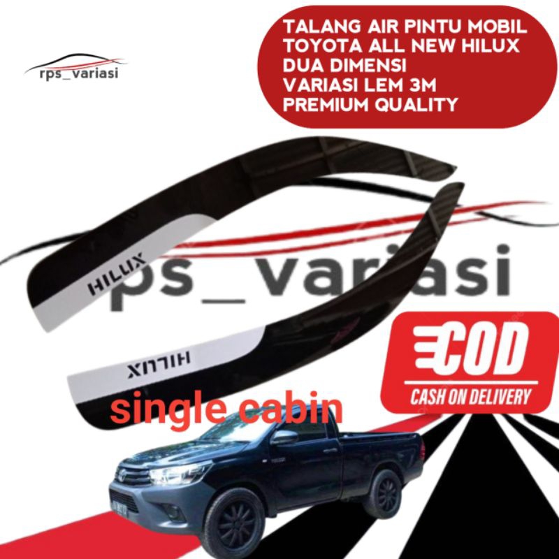 Jual Talang air mobil Toyota All New Hilux single cabin 2015-2024 Premium Quality | Shopee Indonesia